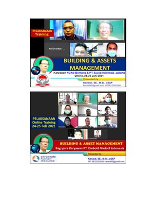 Silabus Training _"Effective BUILDING & ASSET MANAGEMENT di BUMN dan BUMD" (dikaitkan dengan ISO ...