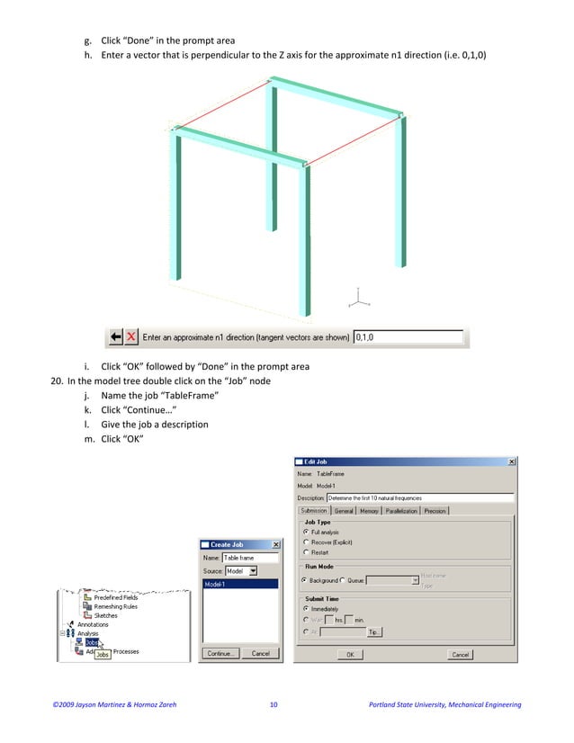 Tutorial ABaqus | PDF