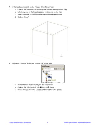 Tutorial ABaqus | PDF