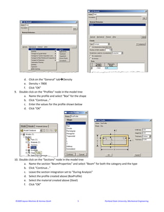 Tutorial ABaqus | PDF