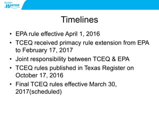 Revised Total Coliform Rule, Charles Maddox, P.E. | PPTX