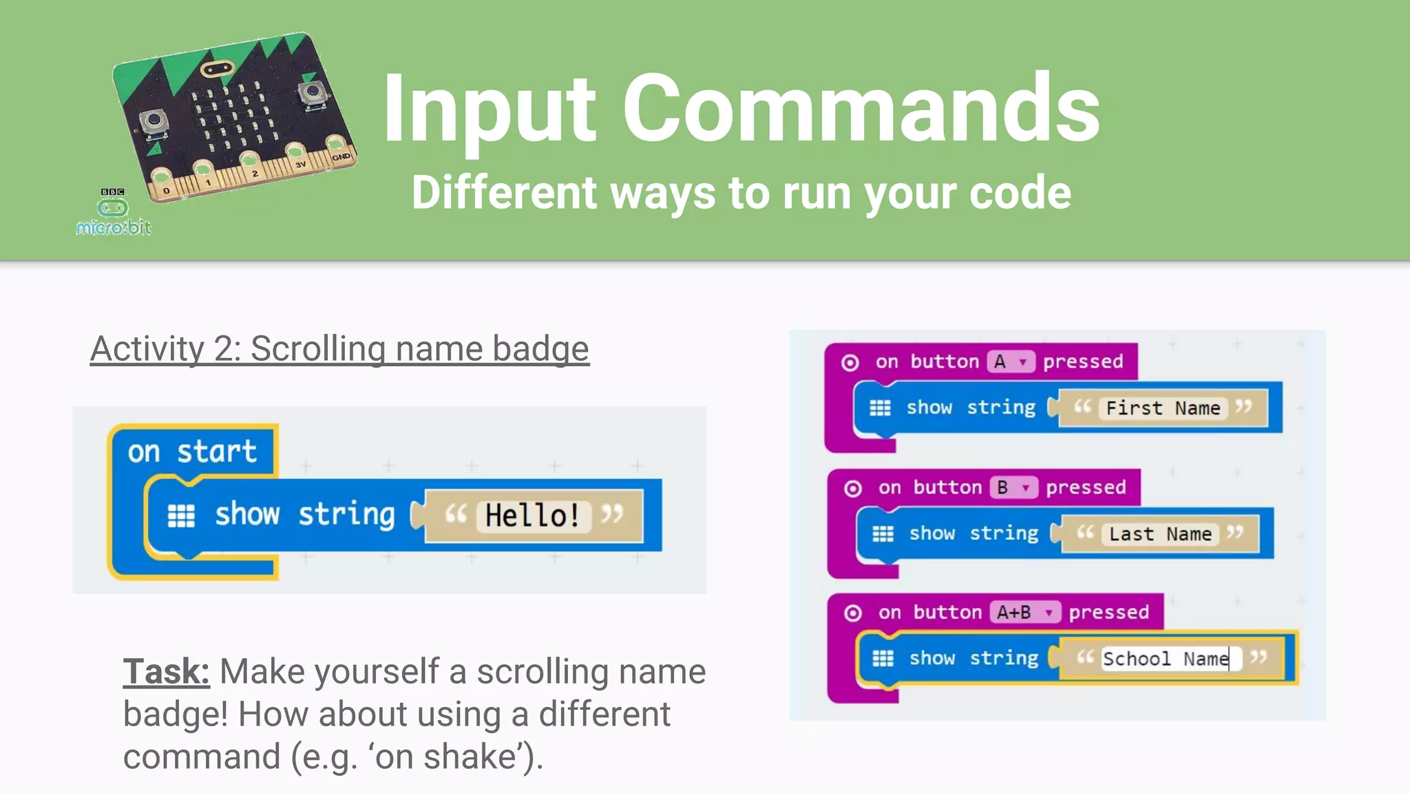10 simple activities using the BBC Micro:Bit | PDF