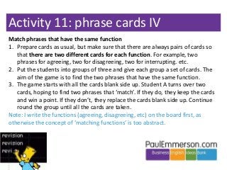 12 activities to revise key phrases | PPTX