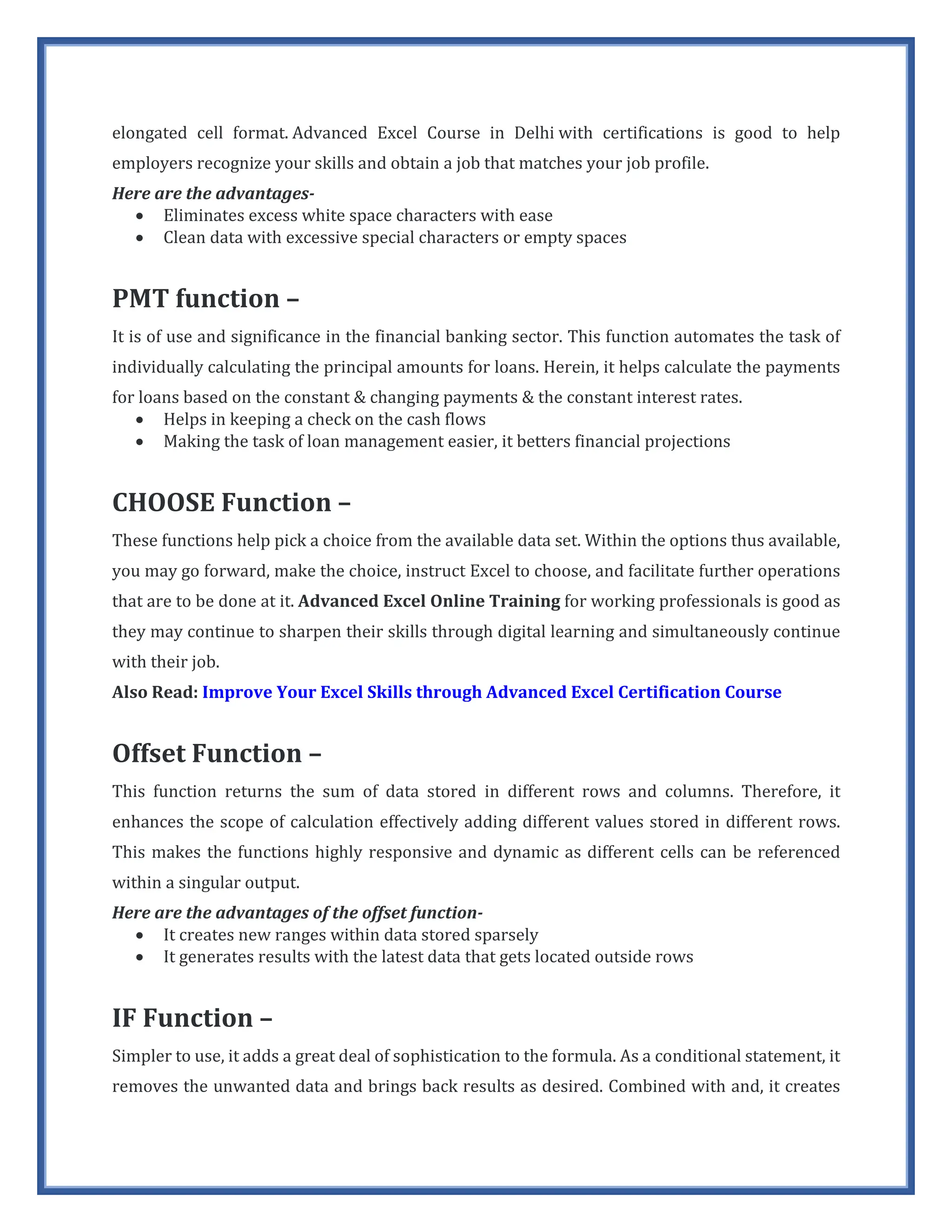 10 Advanced Excel Formulas Every Professional Should Know - CETPA ...