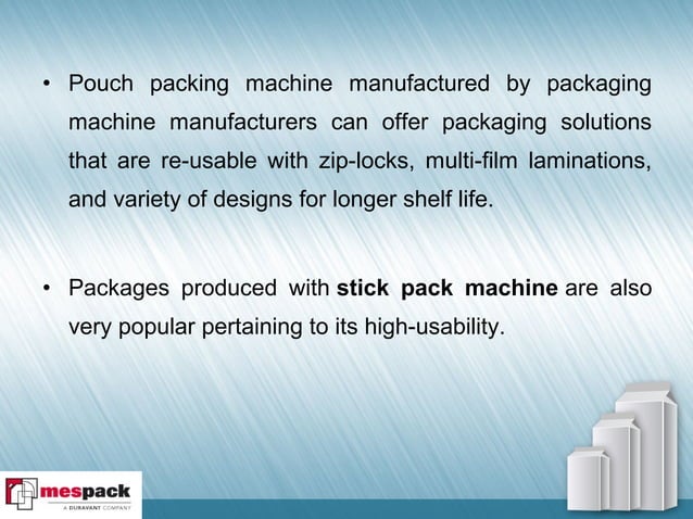 10 advantages of flexible pouch packing | PPT