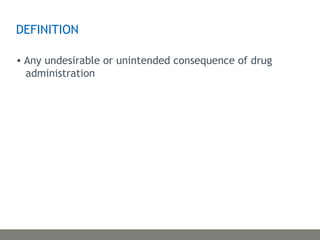 ADVERSE DRUG EFFECTS INCLUDING DRUG ADDICTION AND ABUSE-1.ppt