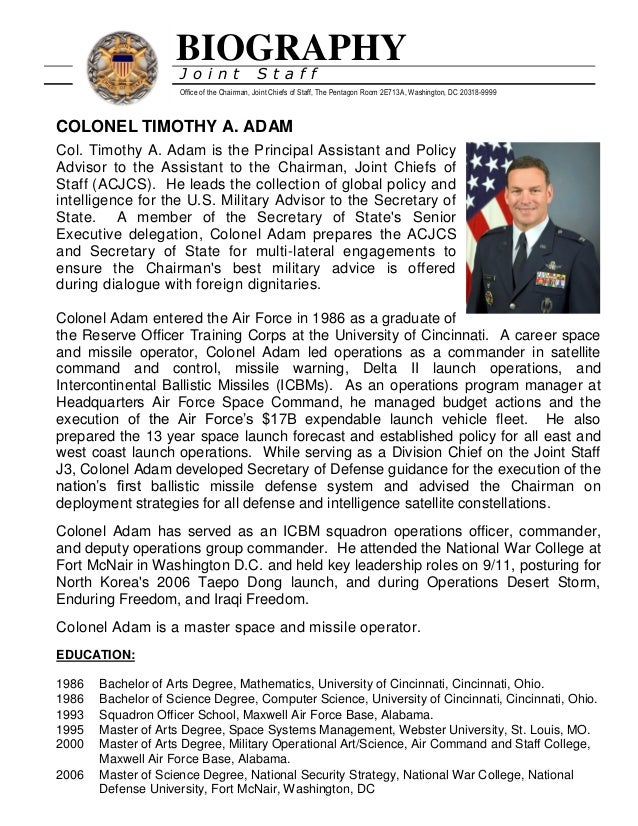 Adam-2010-JointStaff-retirement-biov1