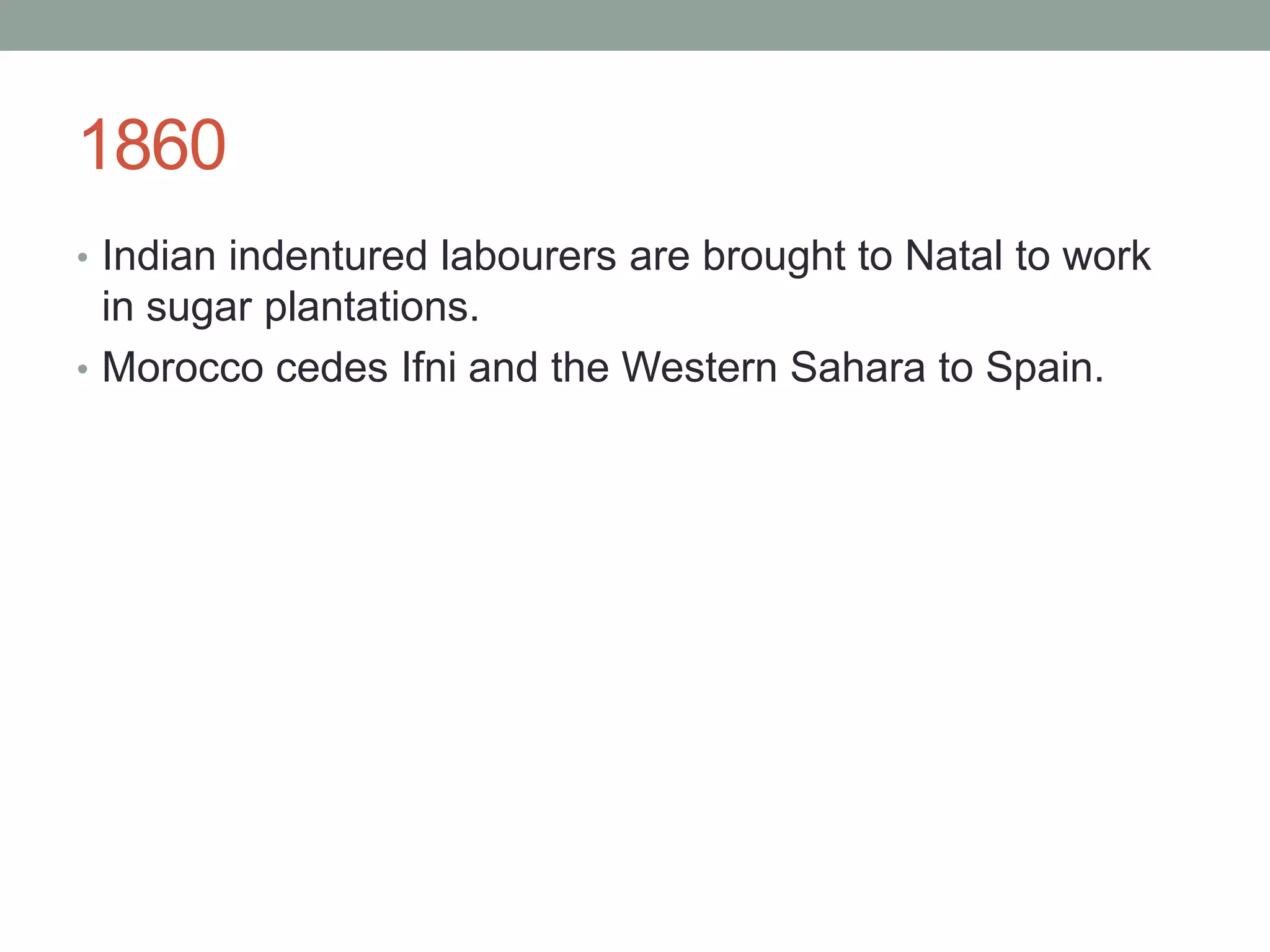 African Colonization Timeline | PPTX