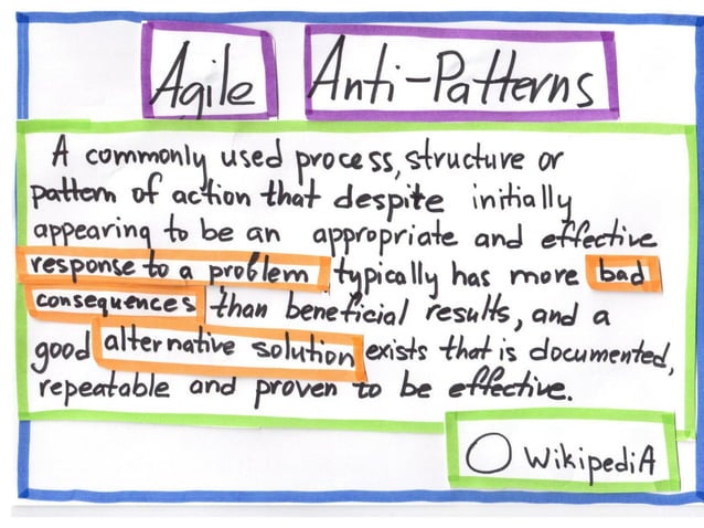 10 Agile Anti-patterns in Distributed Teams | PPT