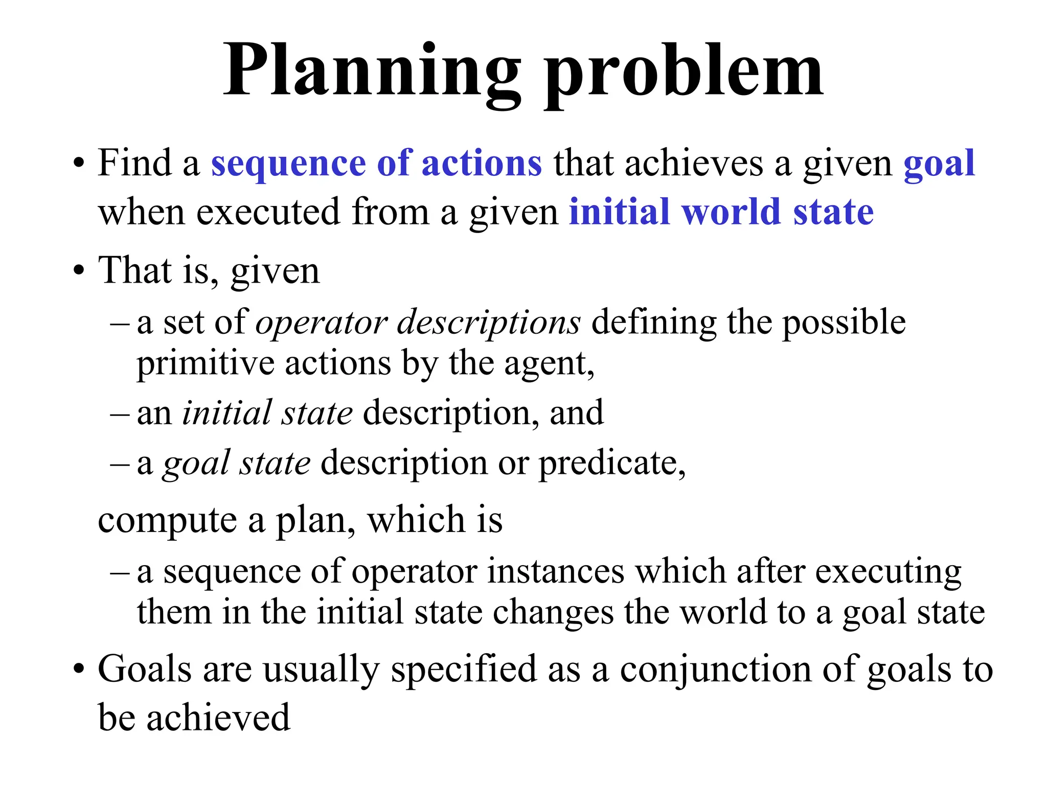 Detailed notes on Artificial Intelligence planning sjm.ppt