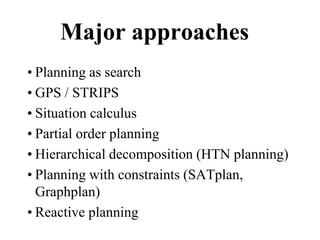 Detailed notes on Artificial Intelligence planning sjm.ppt