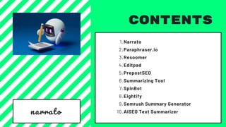 10 AI Summary Generators You Should Try.pdf