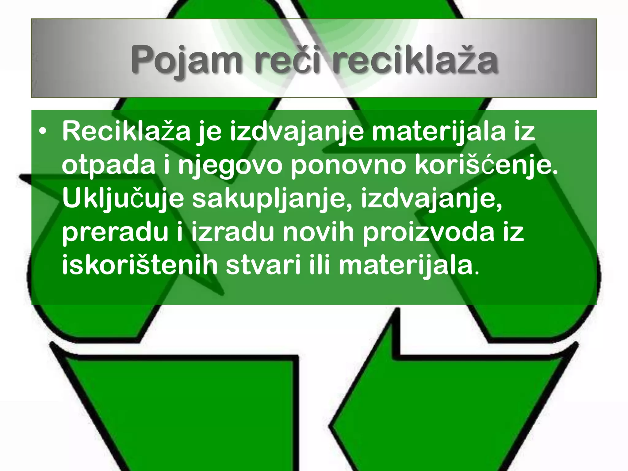 Aleksandra Rakin - Reciklaža | PPTX