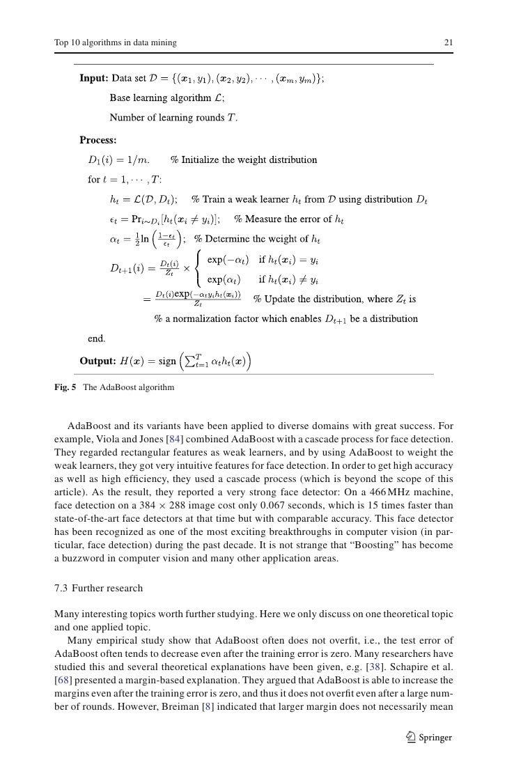 10 Algorithms in data mining