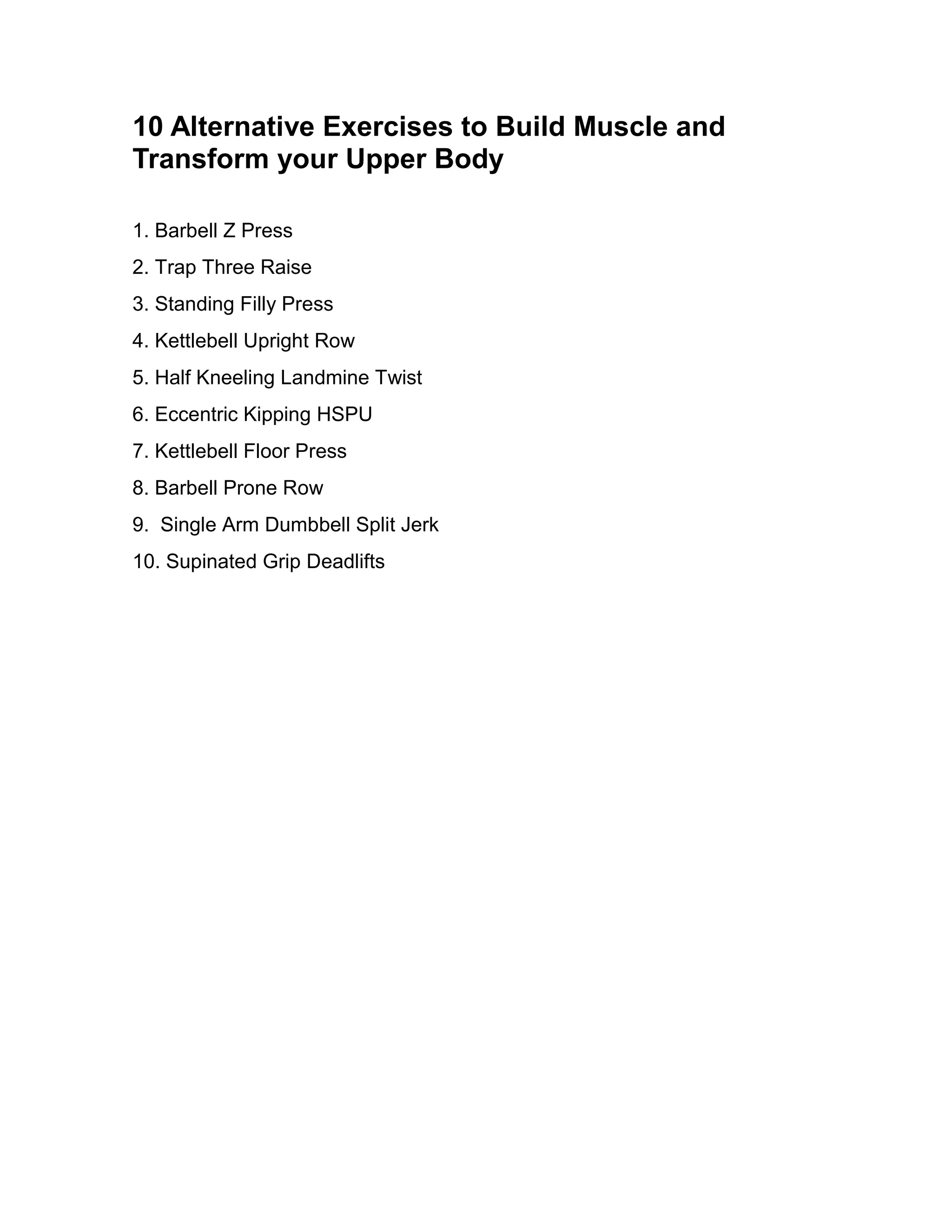 10 Alternative Exercises to Build Muscle and Transform your Upper Body.docx