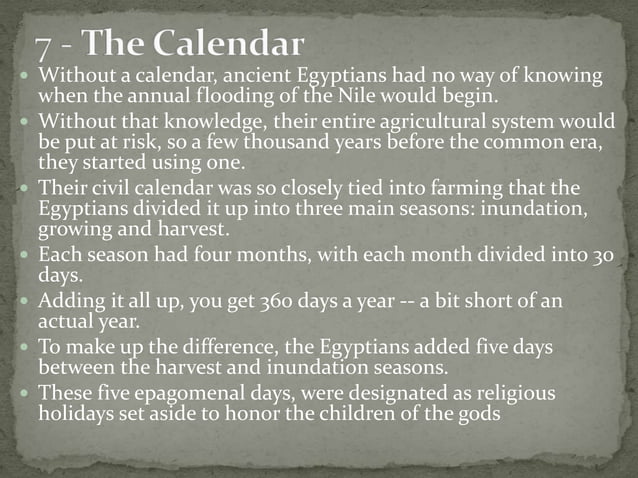 10 Amazing Ancient Egyptian Inventions | PPTX