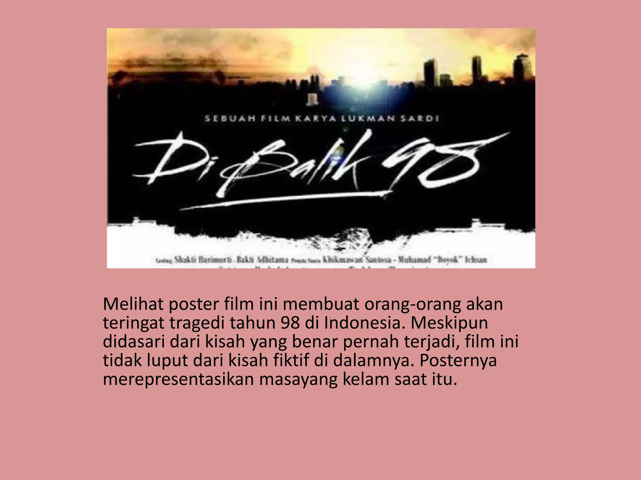 10 analisis poster film | PPTX