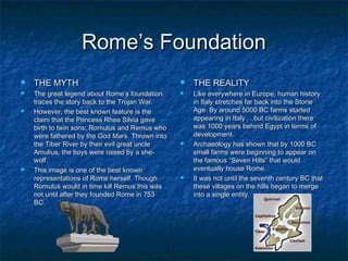 Ancient Rome: The Essential Background | PPT