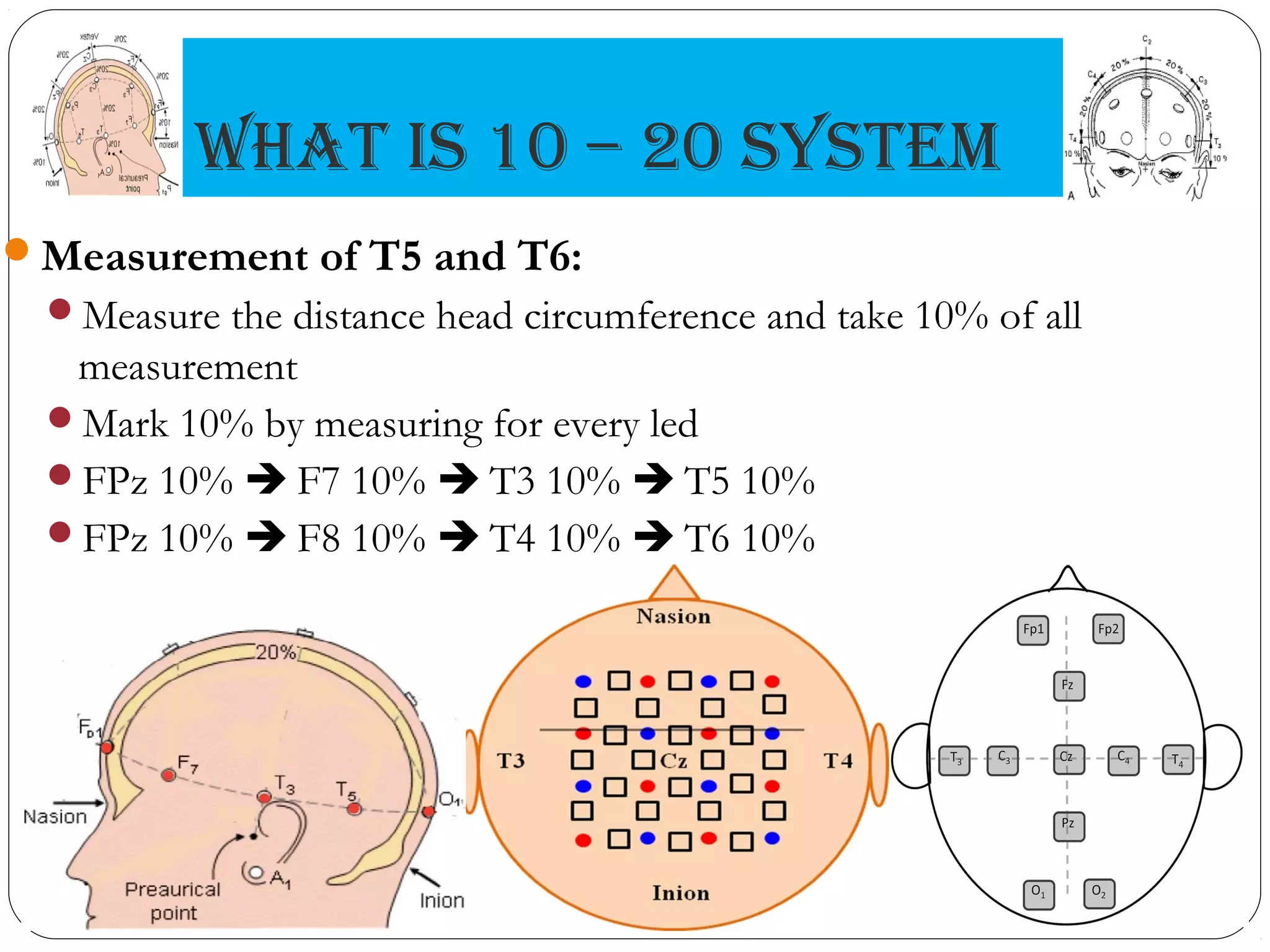 10 and 20 electrode placement | PPT