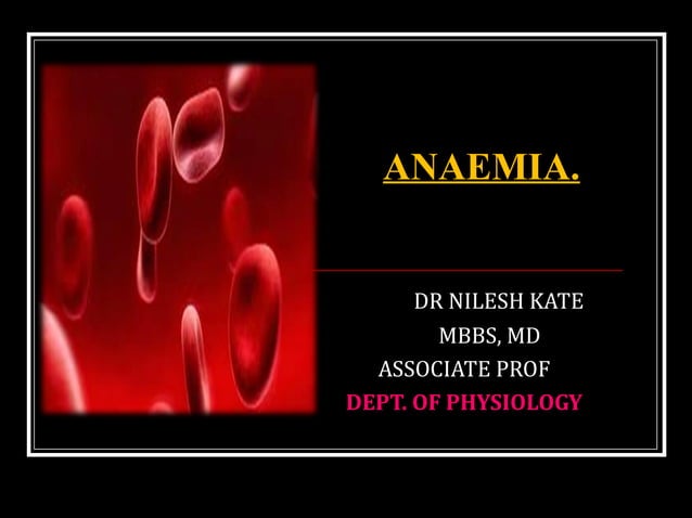 ANAEMIA | PPT