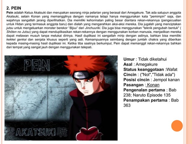 10 anggota akatsuki ppt ihsan | PPT