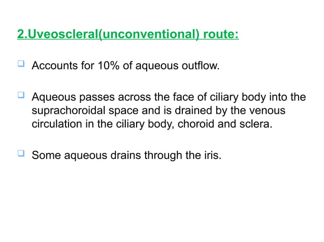Ophthalmology presentation in aqueous humor dynamics.pptx