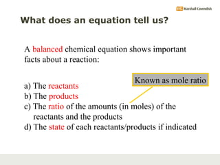 10a Simple Stoichiometry and moles...ppt