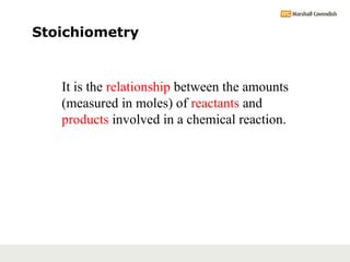 10a Simple Stoichiometry and moles...ppt