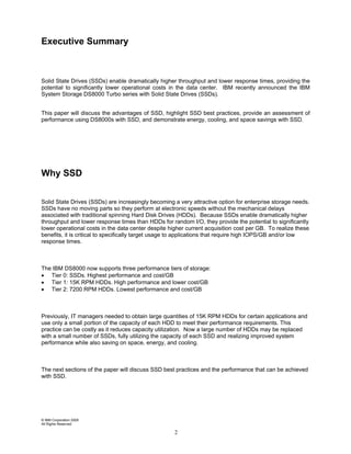 An Assessment of SSD Performance in the IBM System Storage DS8000 | PDF | Operating Systems ...