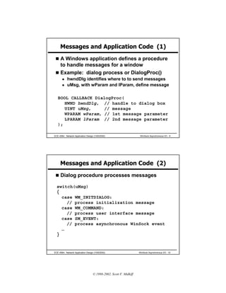 WinSock Asynchronous Input/Output | PDF