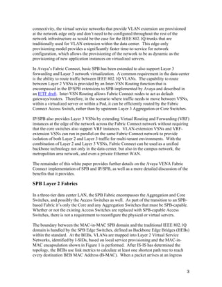 Avaya VENA Fabric Connect | PDF | Computer Networking | Computing