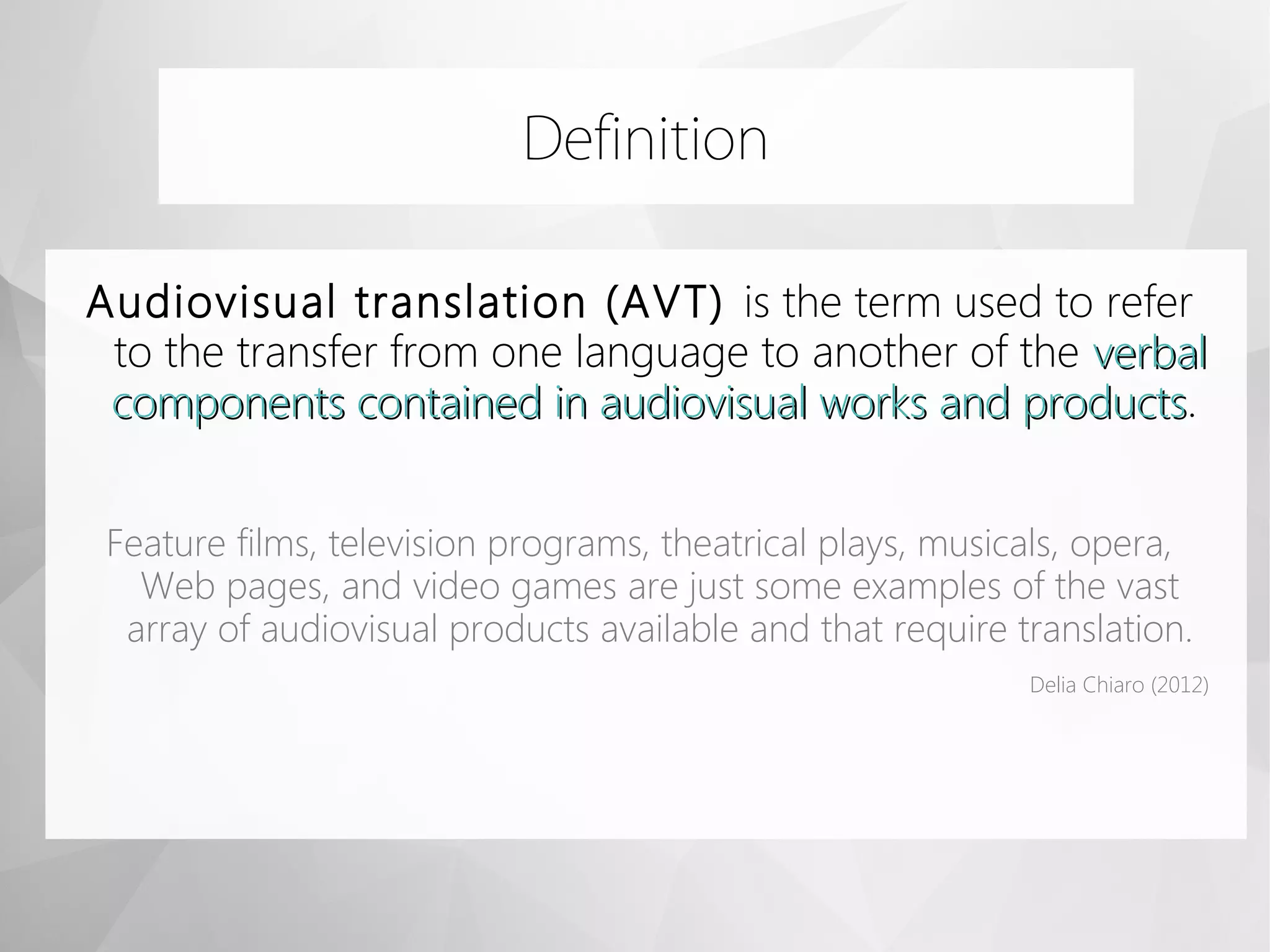 10 AVT #1 | PPT
