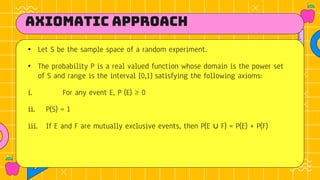 10 axiomatic approach to probability | PPT