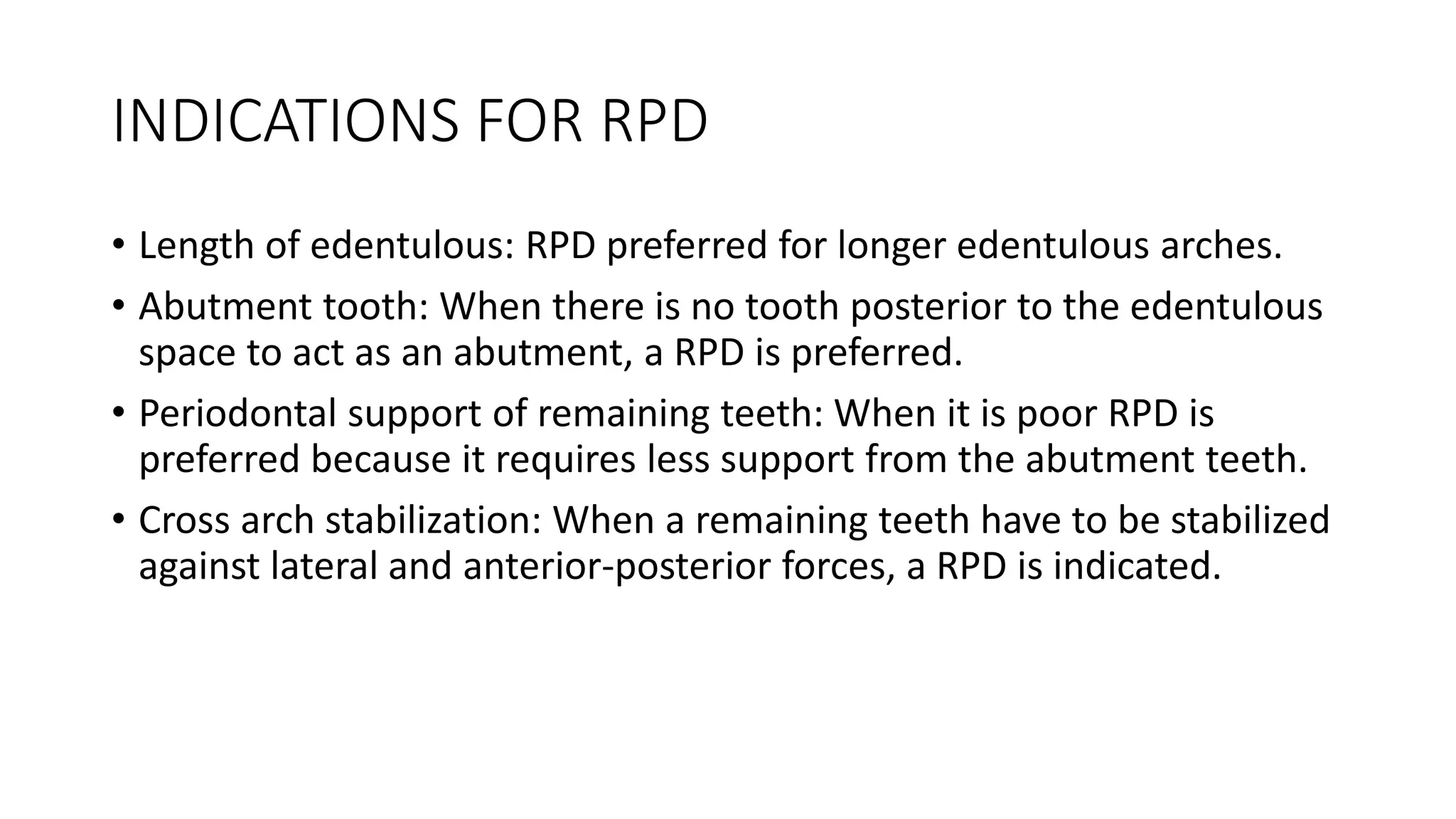 removable partial dentures | PPTX
