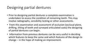 removable partial dentures | PPTX