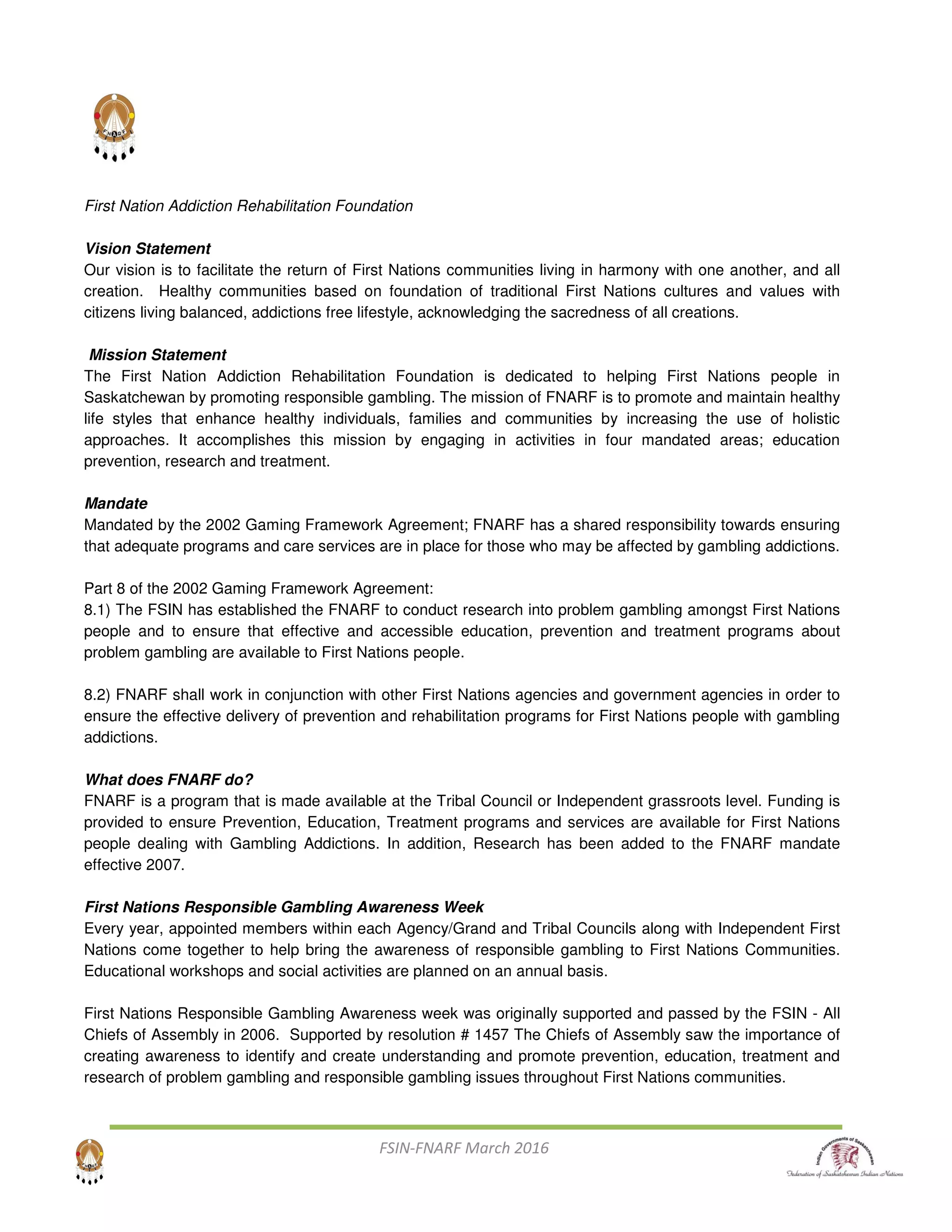 FNARF Overview March 2016 | PDF