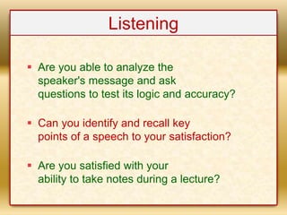 10 bad listening habits | PPTX