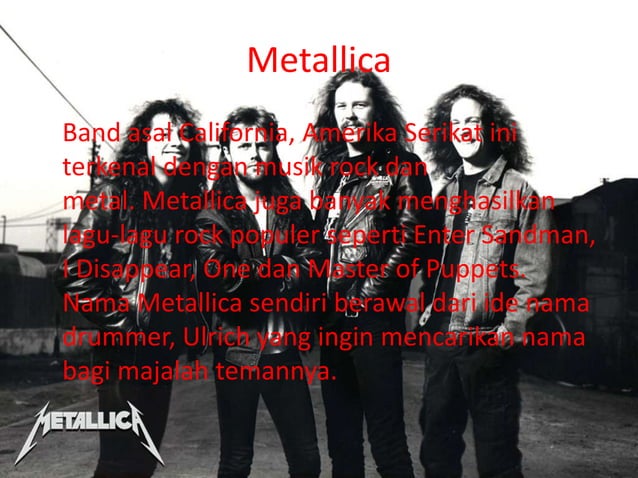 10 band rock legendaris sepanjang masa | PPT