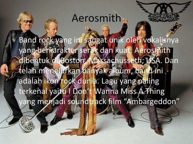 10 band rock legendaris sepanjang masa | PPT