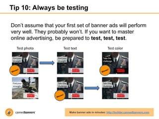 10 Banner Ad Design Mistakes You Don't Want to Make | PPTX