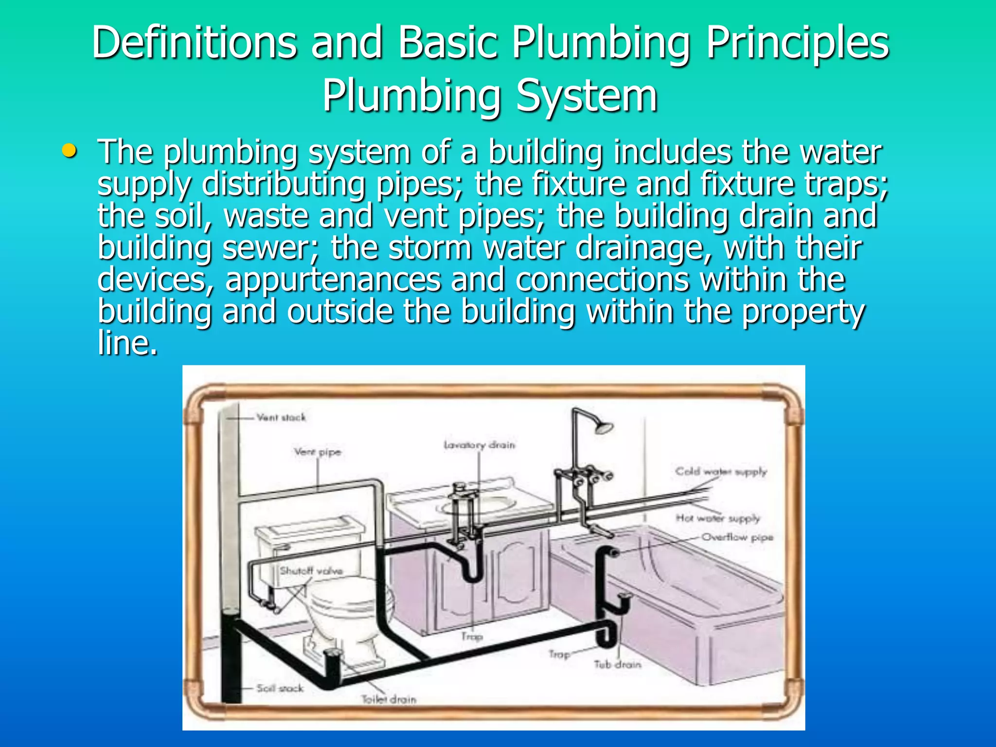 Basic Plumbing System | PDF