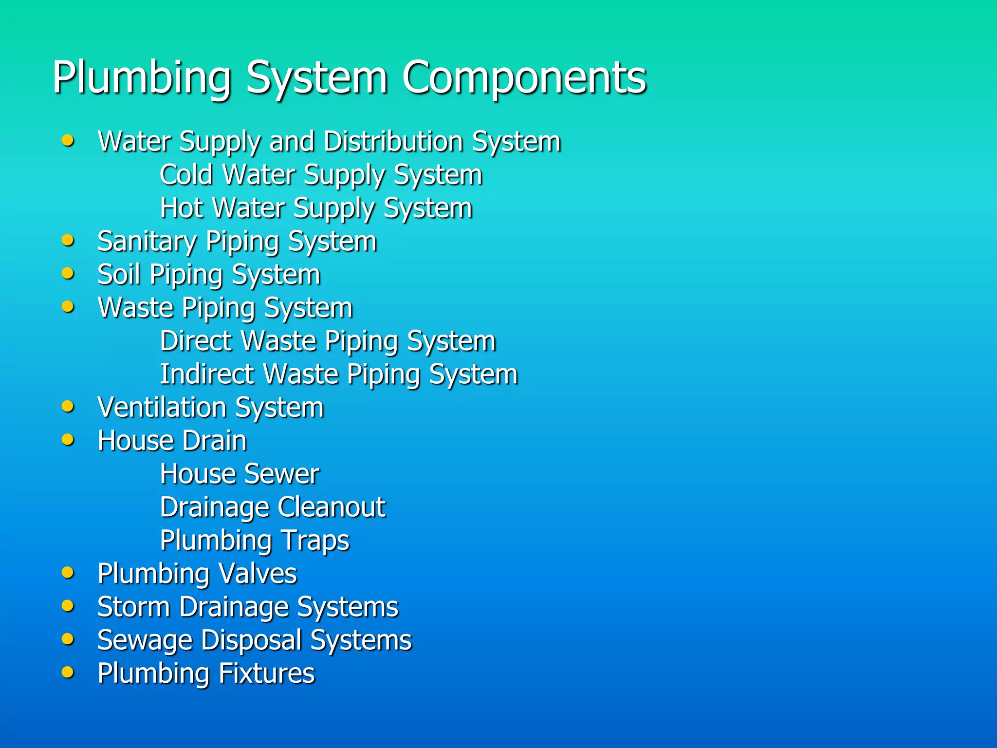 Basic Plumbing System | PDF
