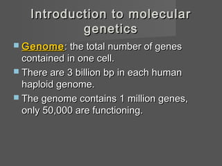 10 basics of human genetics | PPT