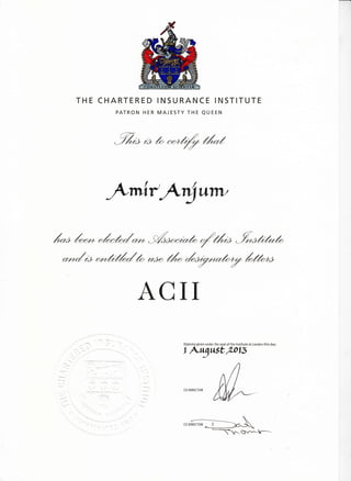 ACII Degree | PDF
