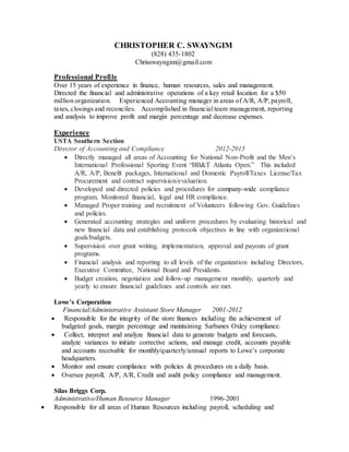 CS resume2015 word | DOCX