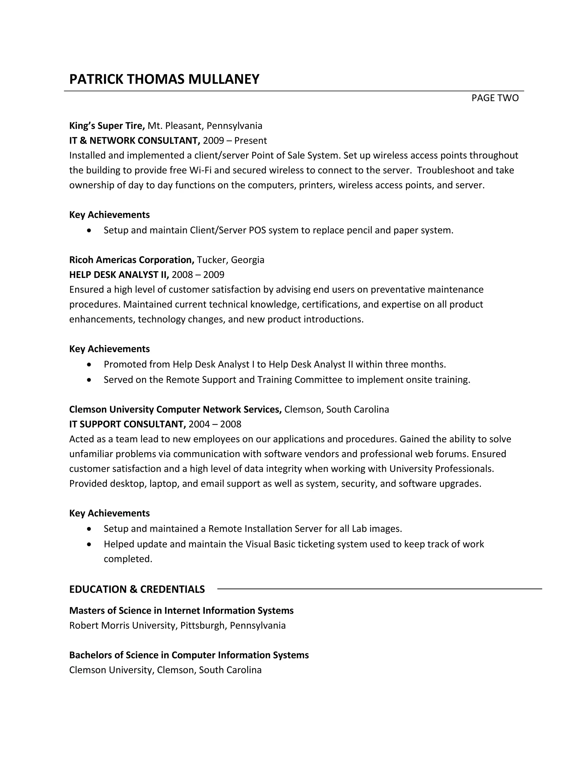 Patrick_Mullaney_IT | PDF