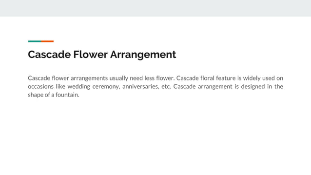 10 beautiful types of flower arrangements for various occasions. | PPTX ...