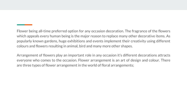 10 beautiful types of flower arrangements for various occasions. | PPTX ...