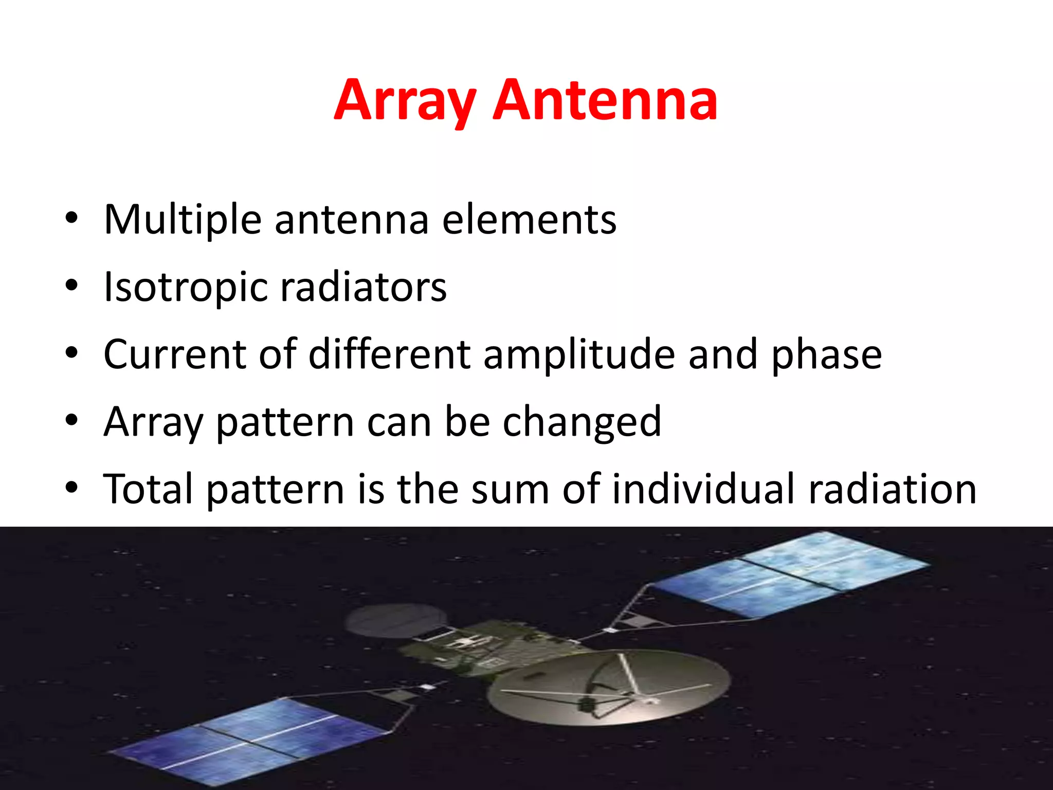 Array antenna and LMS algorithm | PPTX