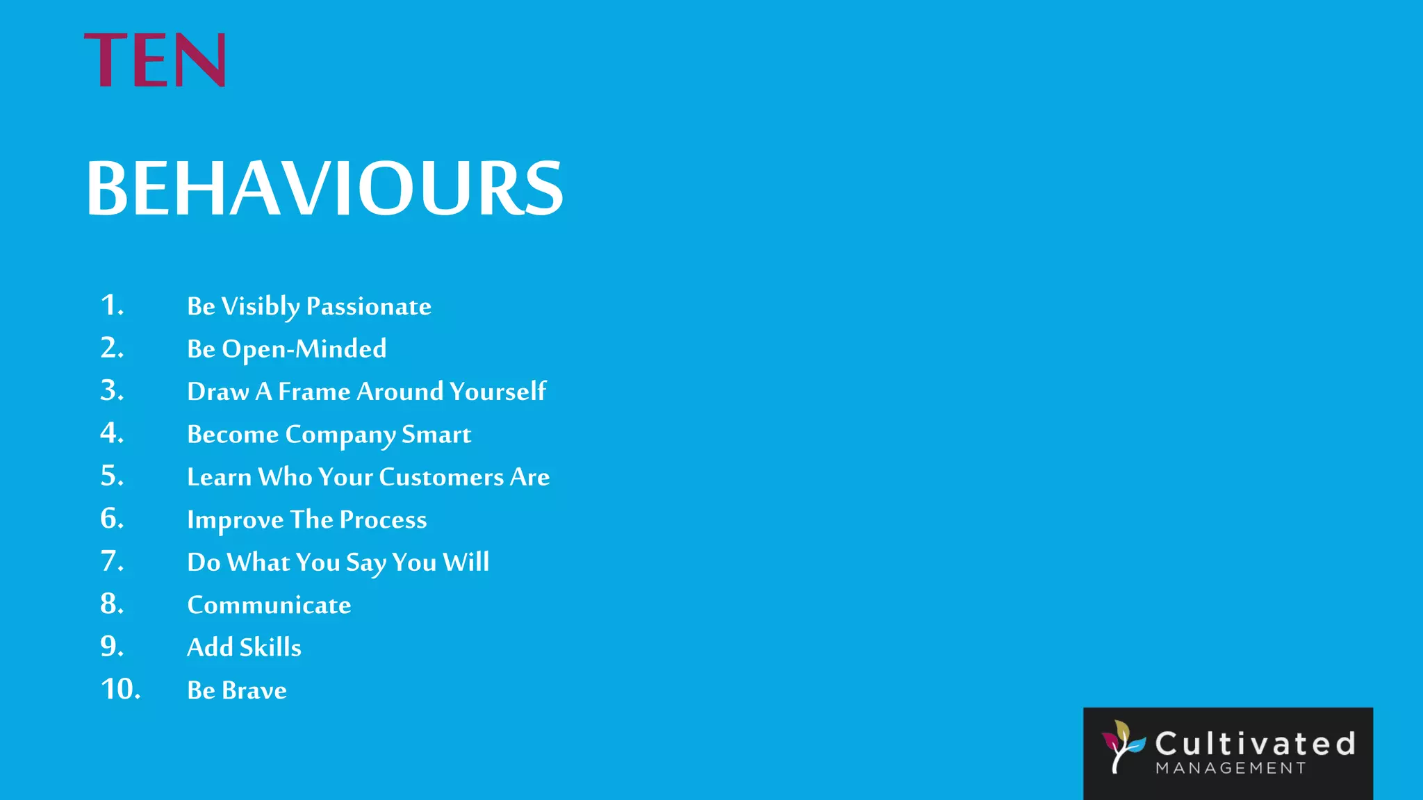 The 10 Behaviours of Effective Employees | PPT